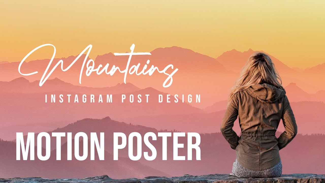 Motion Poster in Photoshop | 2.5D Parallax Photo Effect | Animated ...