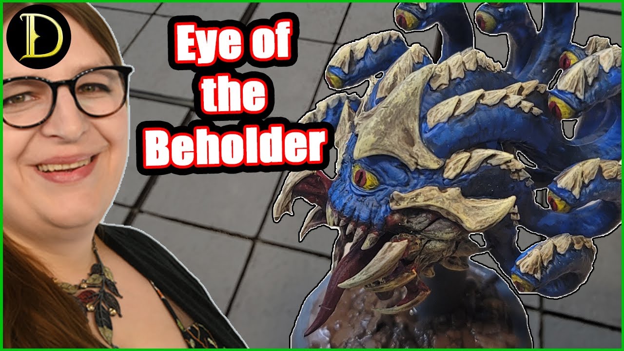 Making and Finishing our DnD Beholder Miniature! - YouTube