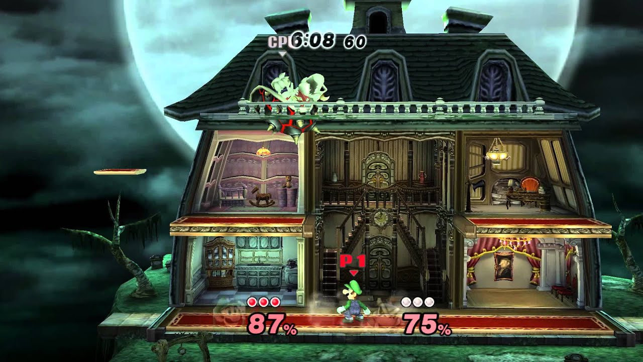 Luigi's Mansion M (Balanced Luigi's Mansion) - SSBB Mod Showcase - YouTube