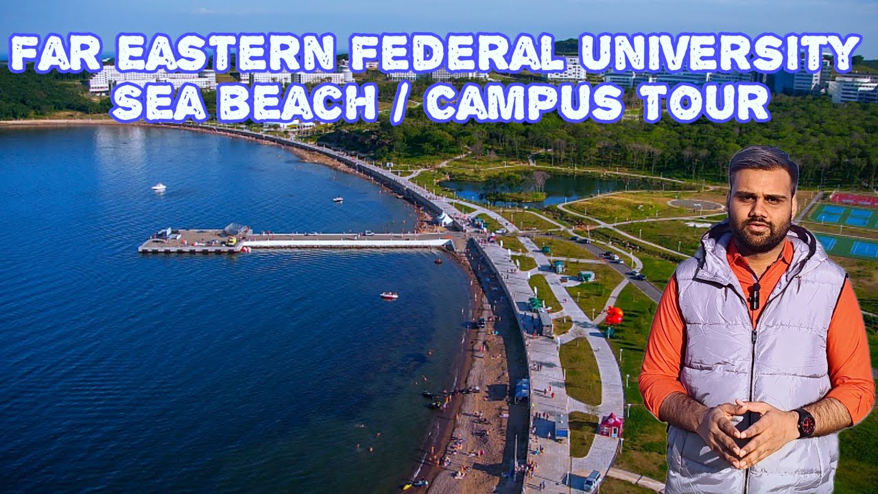 Far Eastern Federal University Campus Tour / SEA-BEACH Shore of FEFU ...