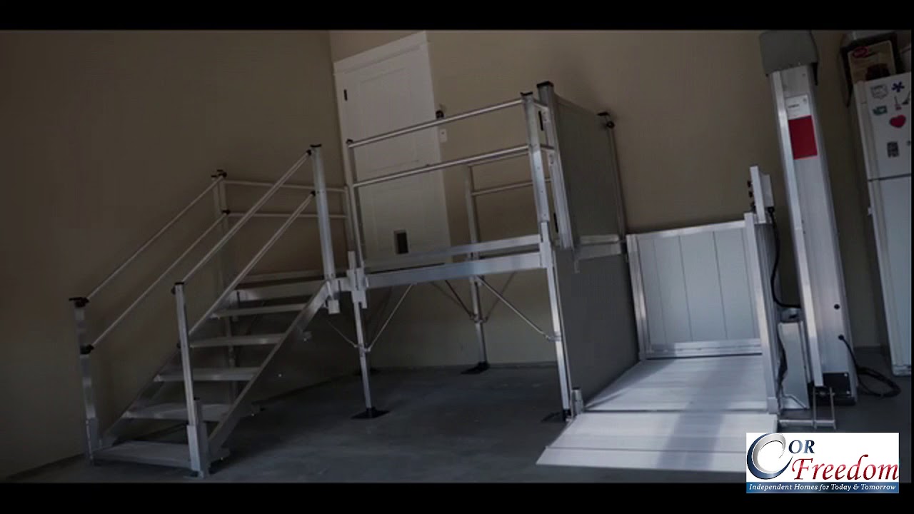 EZ Access Passport Vertical Platform Lift - YouTube