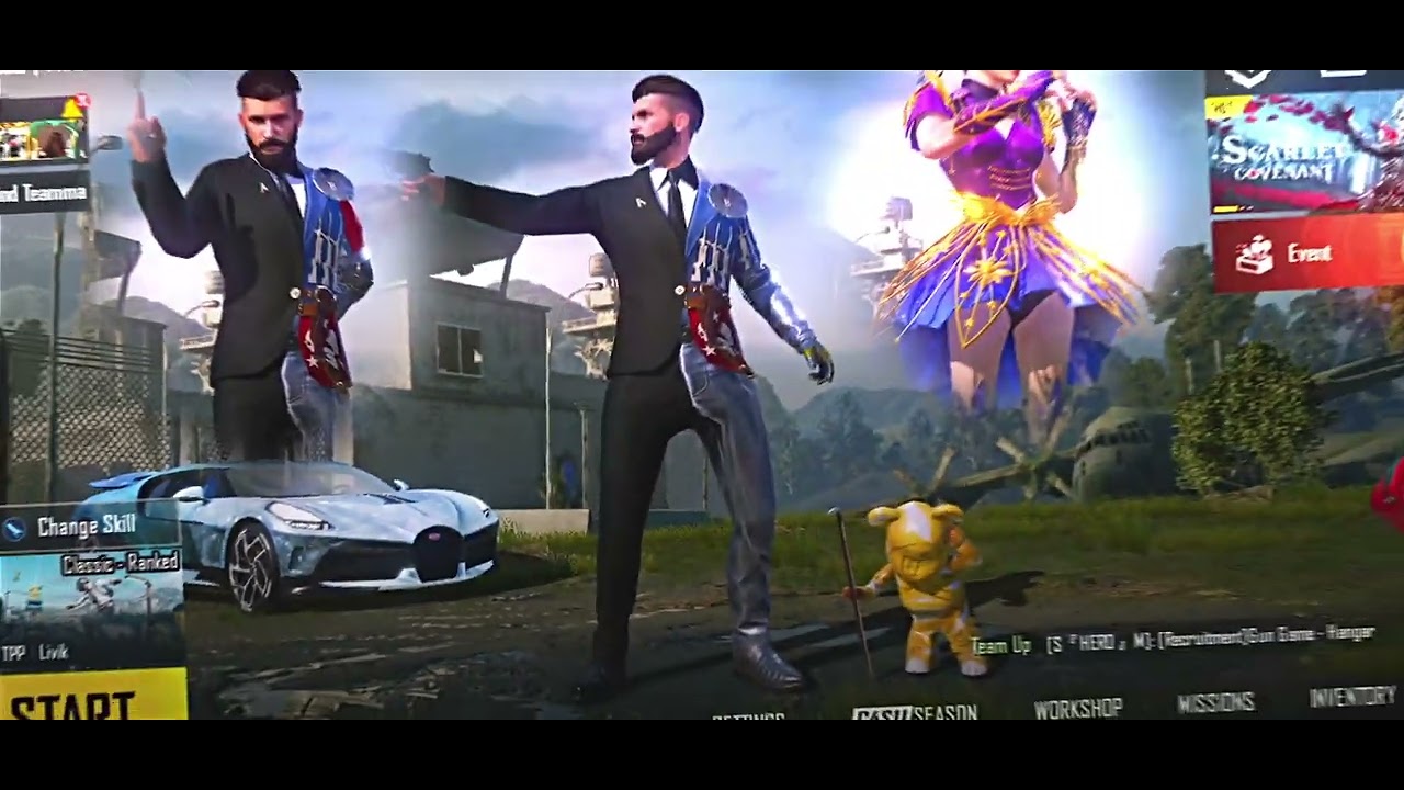 Pubg new lobby video 🐼💰💍 - YouTube