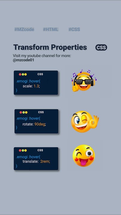 Css Tips And Tricks Transform Properties Css Coding Shorts Cssshorts Webdesign