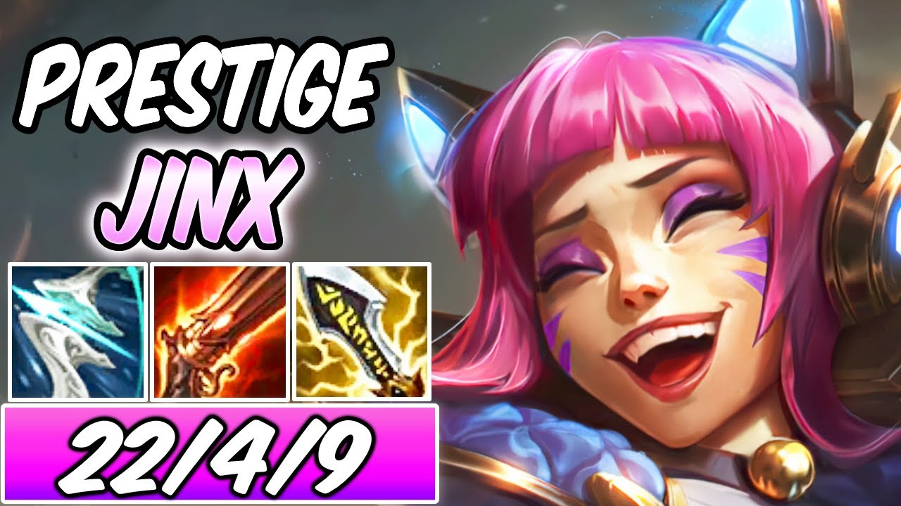 PRESTIGE BATTLE CAT JINX ADC GAMEPLAY ANIMA SQUAD | FULL CRIT Build ...
