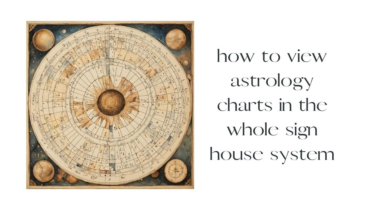 how to view astrology charts in the whole sign house system - YouTube
