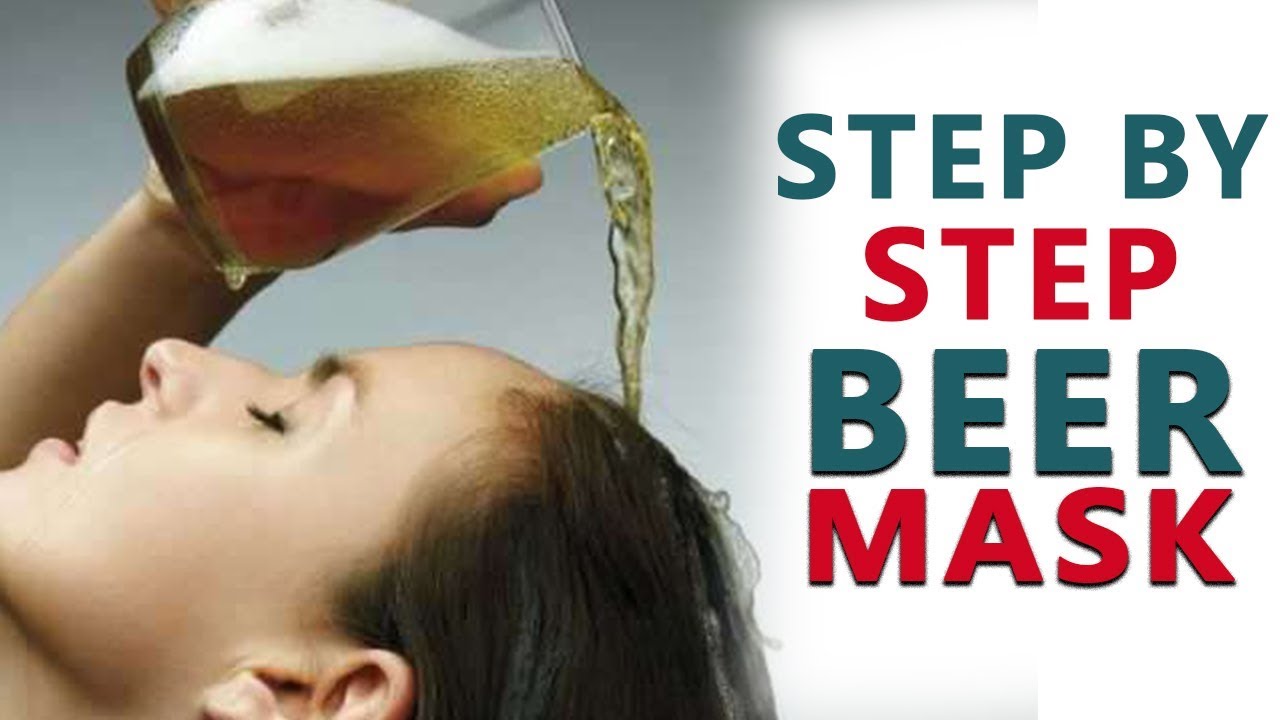 How To Use Beer For Skin And Hair - DIY Natural Beer Mask - YouTube
