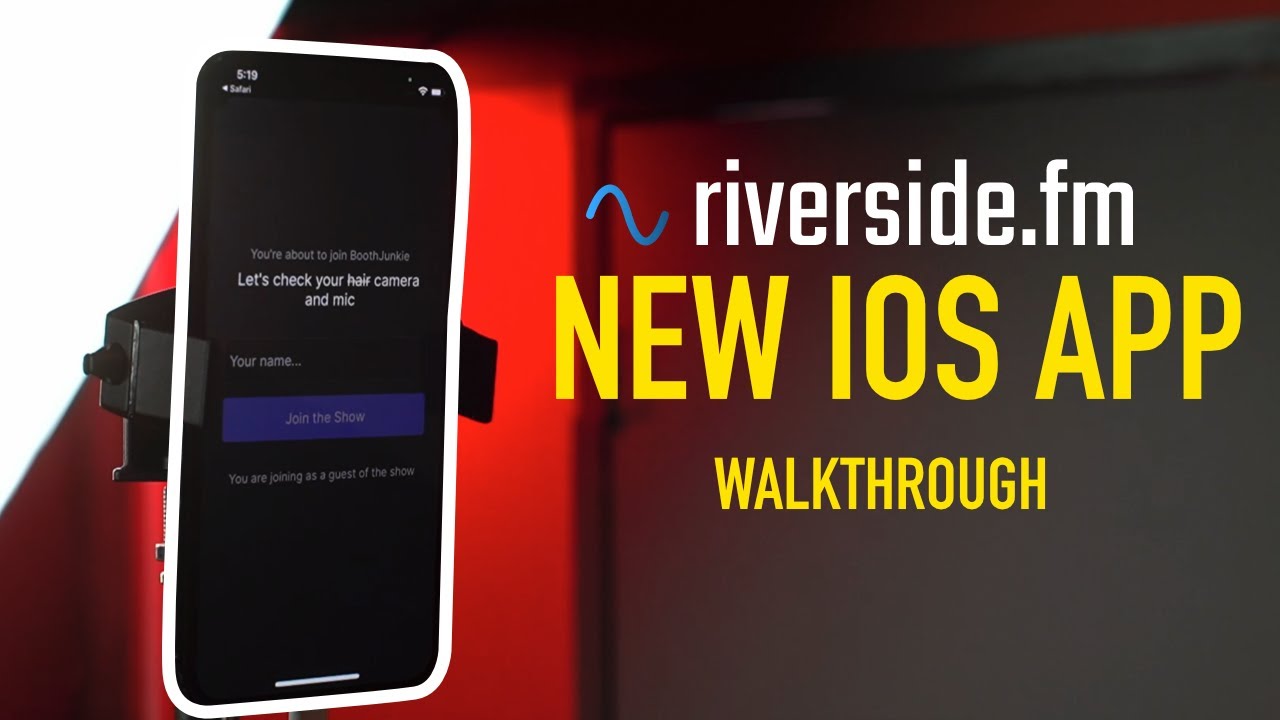 RIVERSIDE.FM New IOS App - How it all works | Booth Junkie - YouTube