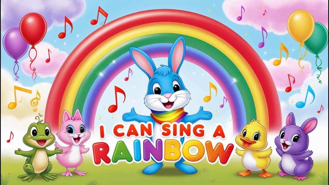 I Can Sing a Rainbow | Fun Color Song for Kids | Nursery Rhymes & Kids ...