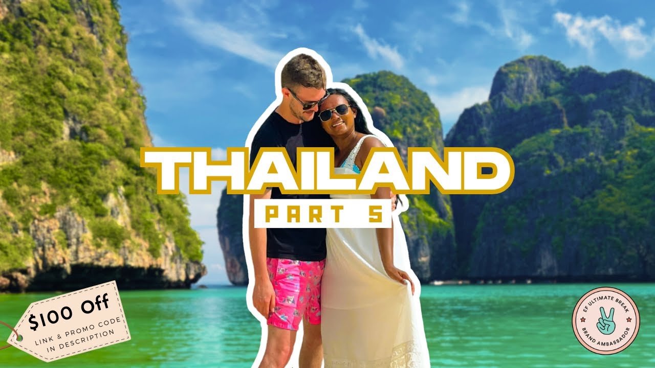 PHI PHI ISLANDS Excursion & TRAIN Market! | THAILAND GETAWAY VLOG (PART ...