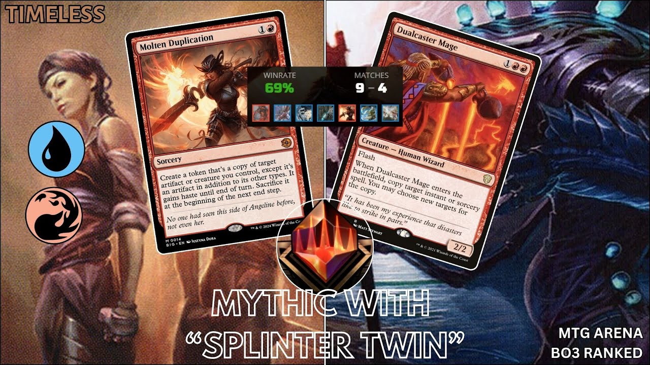 Reaching MYTHIC with the Arena SPLINTER TWIN! | UR Twincaster | MTG ...