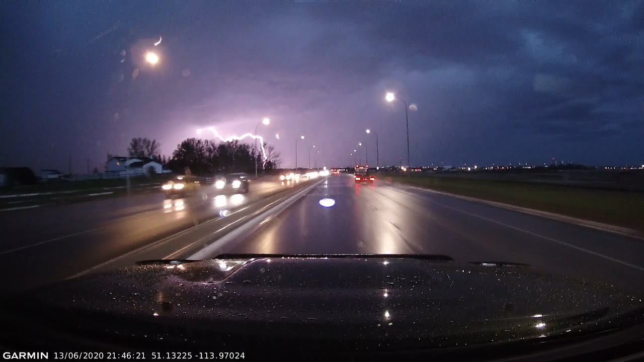 Calgary Severe Hail Storm June 13 2020 and some bad drivers - YouTube