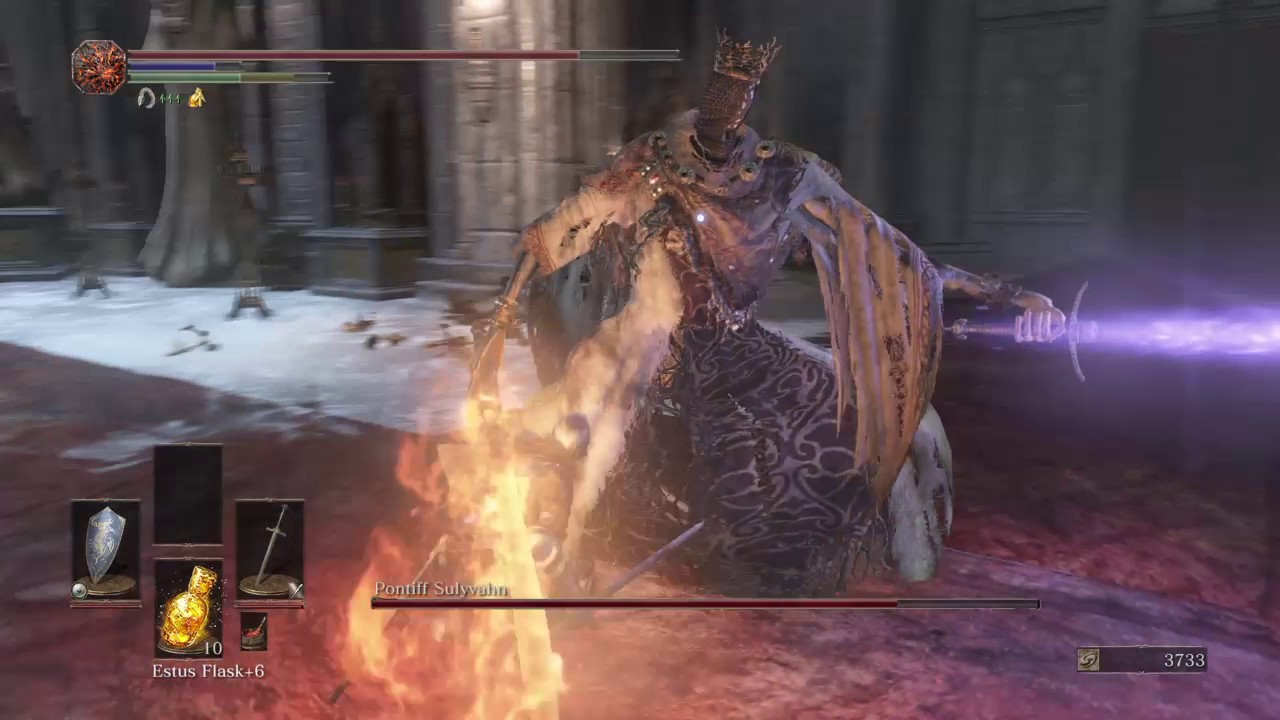 DS3, Pontiff Sulyvahn Boss Fight. - YouTube
