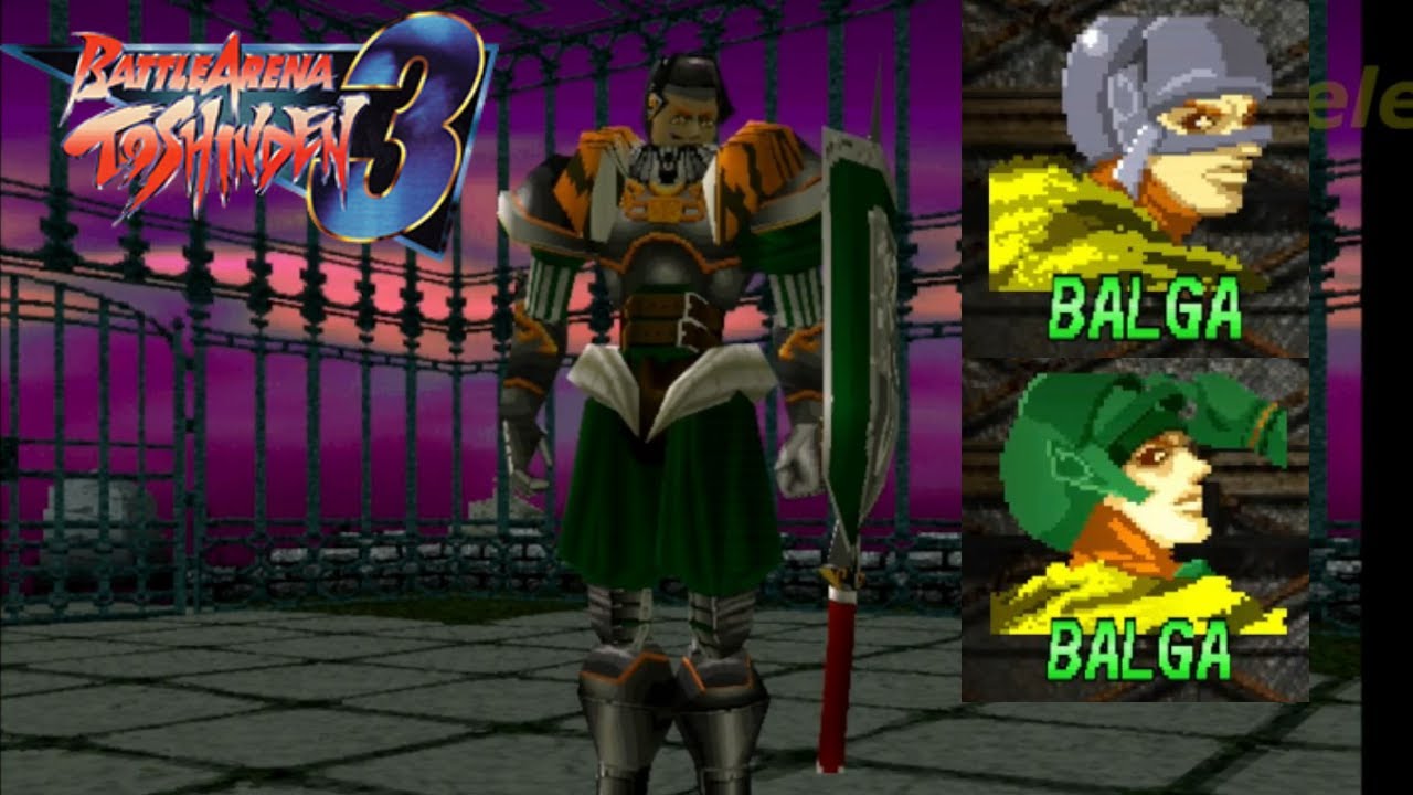 Battle Arena Toshinden 3 - Balga [PS1 - Sony Playstation] - YouTube