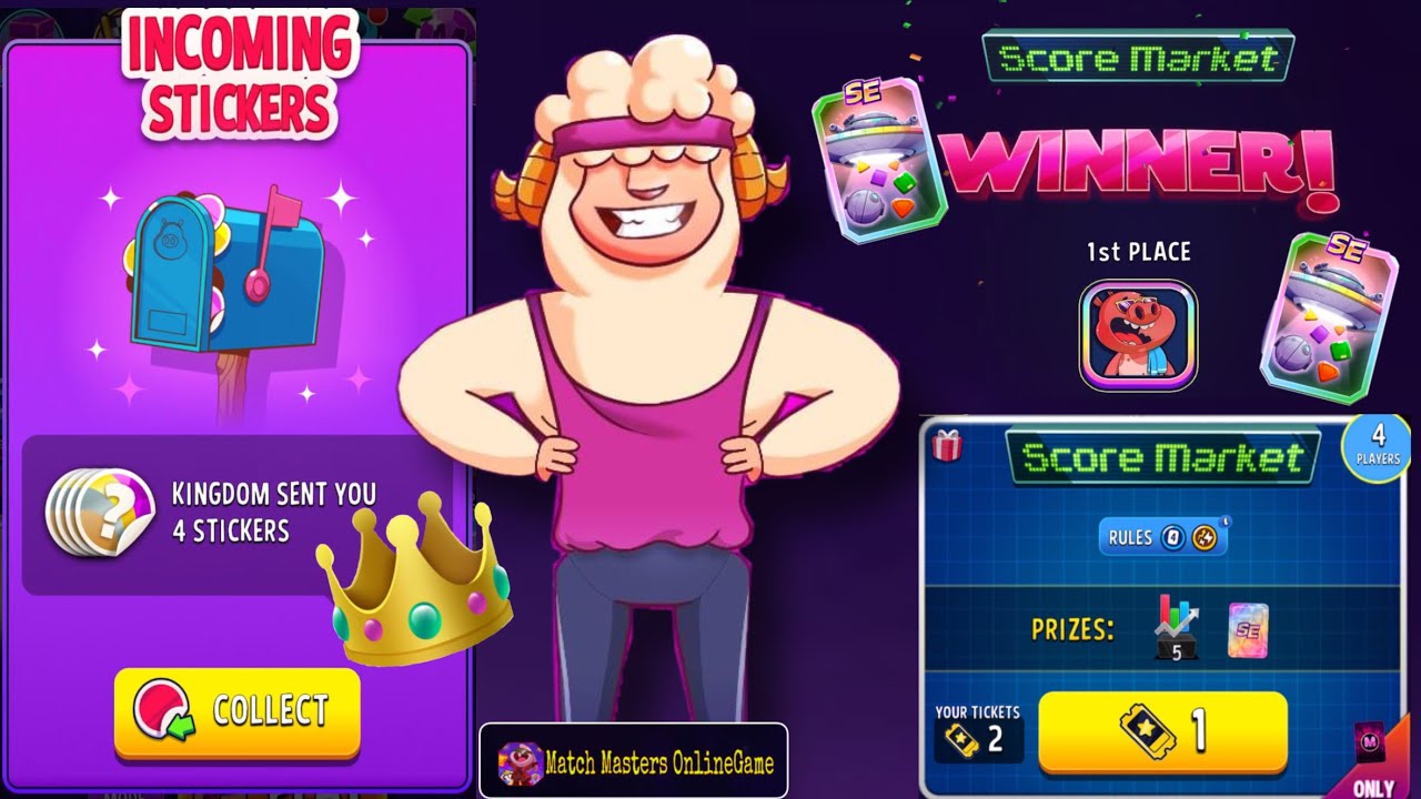 Match Masters New Stickers Tickets Tournament Score Market - Prizes SE ...