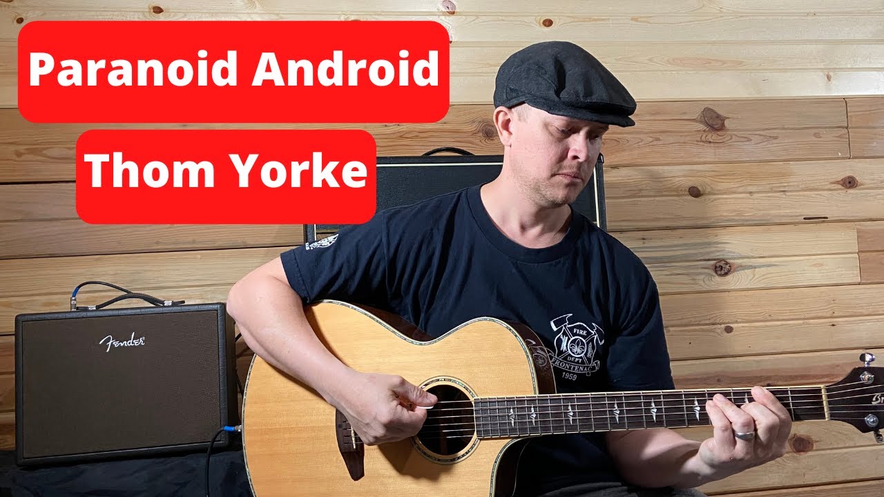 Paranoid Android Guitar Tutorial Thom Yorke Guitar Lesson - YouTube