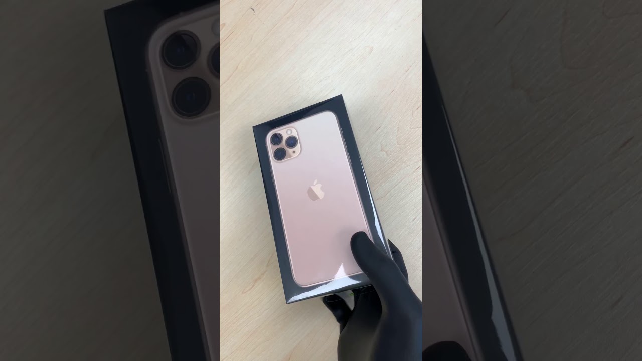 iPhone 11 Pro Gold 256GB Unboxing JCPAL - YouTube