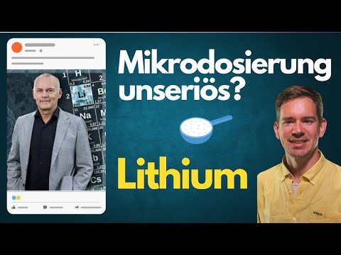 Nehmen wir genug Lithium zu uns? Was 1 mg am Tag wirklich bewirken!