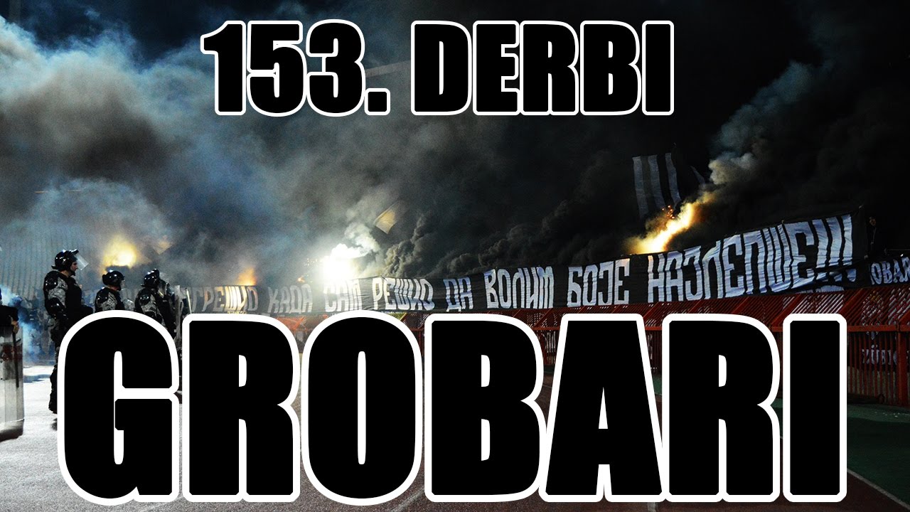 153. derbi - Grobari bakljada i dimovi - YouTube