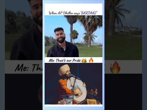 Sartaaj Shines On AP Dhillon's Track #satindersartaaj #apdhillon #shorts