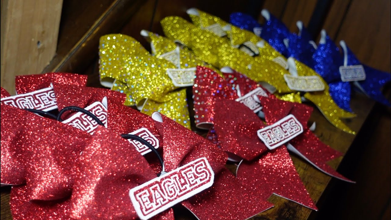 Watch Me Make 16 Cheer Bows!! | Ultimate Bow Studio - YouTube