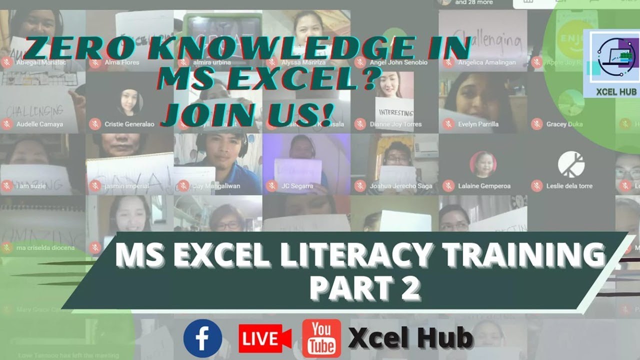 MS Excel 101 Training Part 2 - YouTube