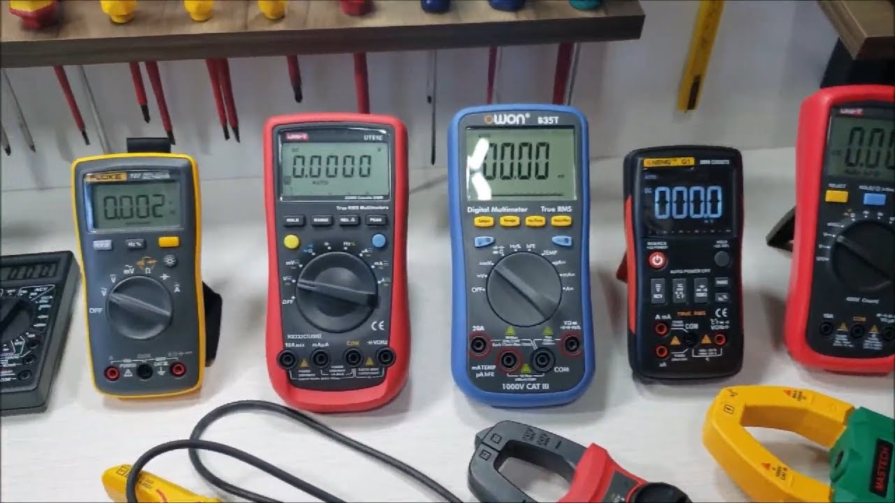 Meus Multímetros e dicas para escolher o seu - YouTube