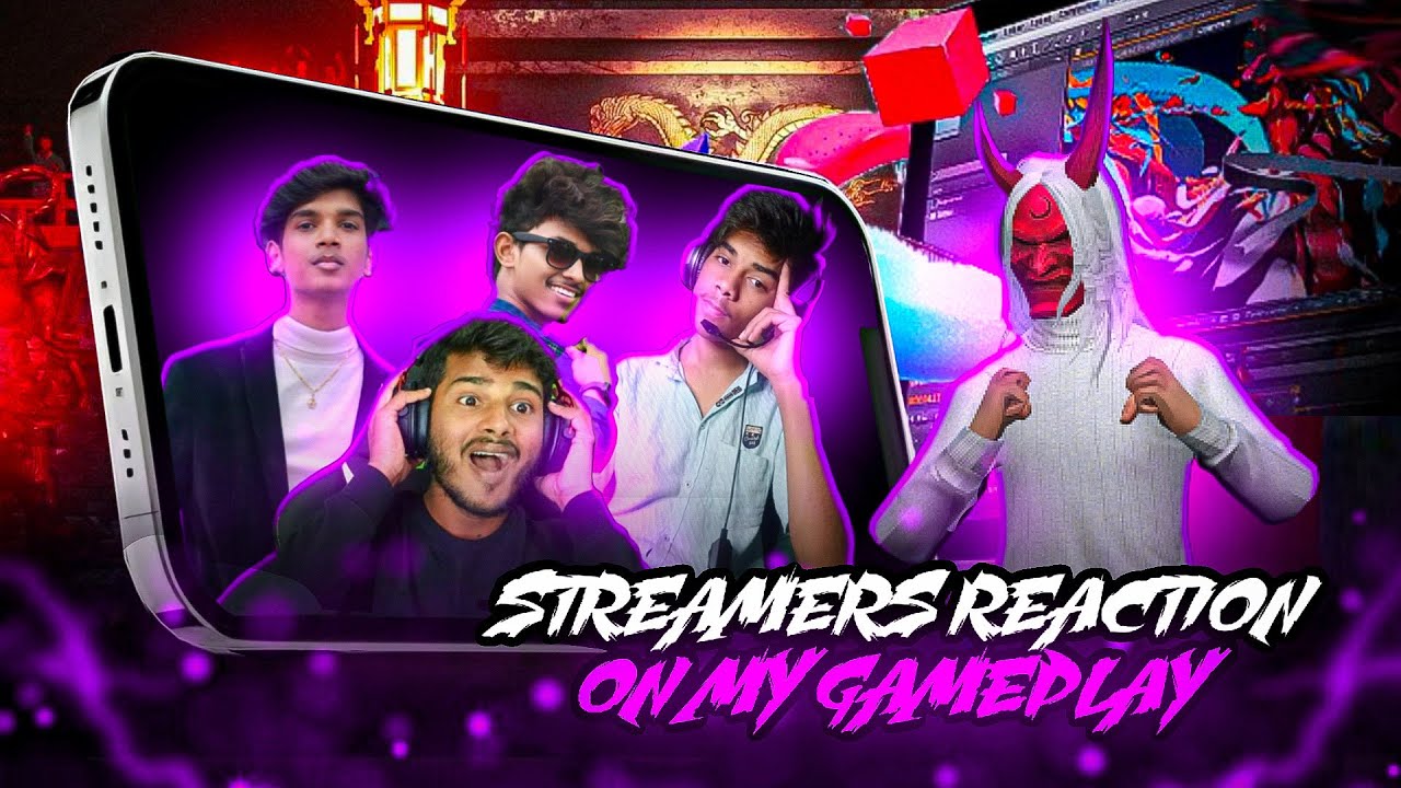 STREAMERS🥵 CRAZY REACTIONS 😱 ON MY GAMEPLAY 🔥 #freefire #garenafreefire ...
