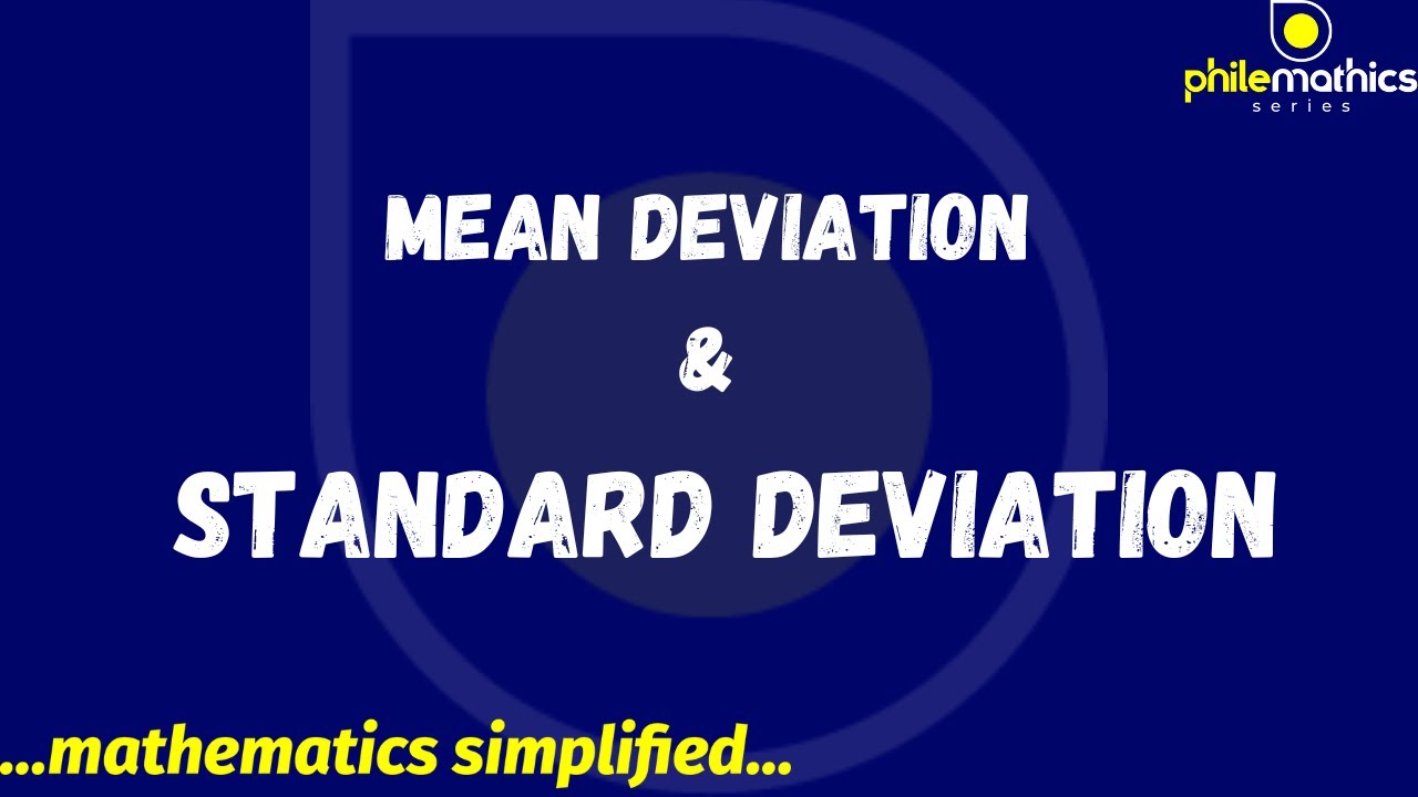 Mean & Standard Deviation Solved Problem - YouTube