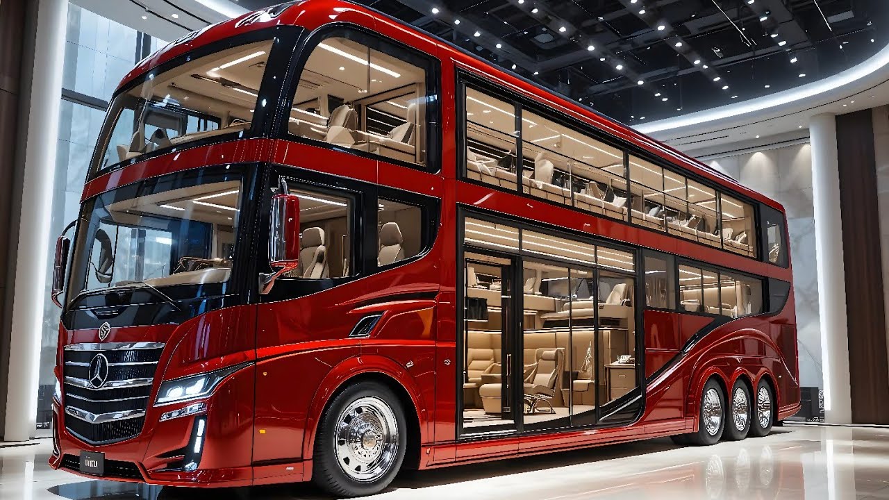 2025 Double Glass Luxury Bus – Is This Even Legal?! 🔥💼” - YouTube