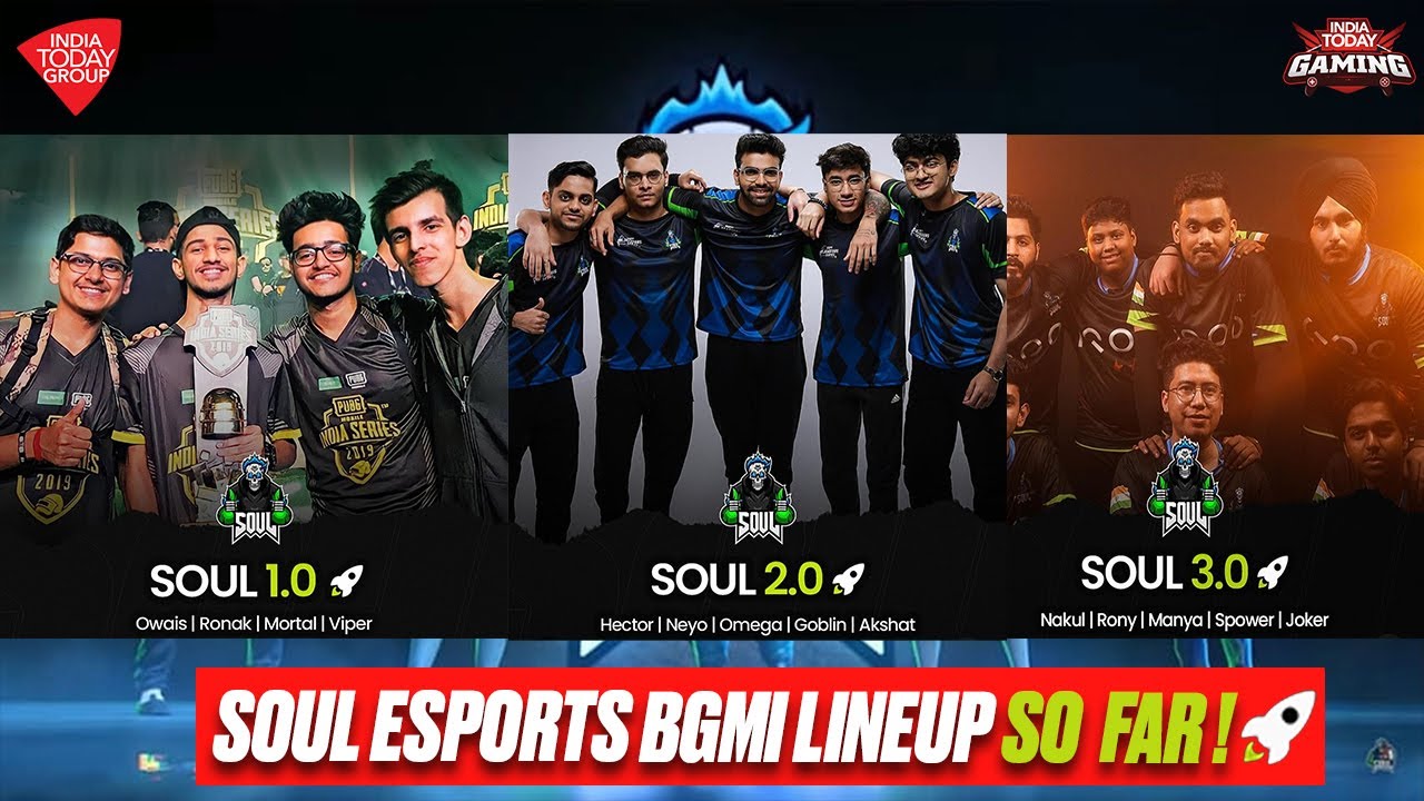 Soul BGMI Lineups so Far!! - YouTube