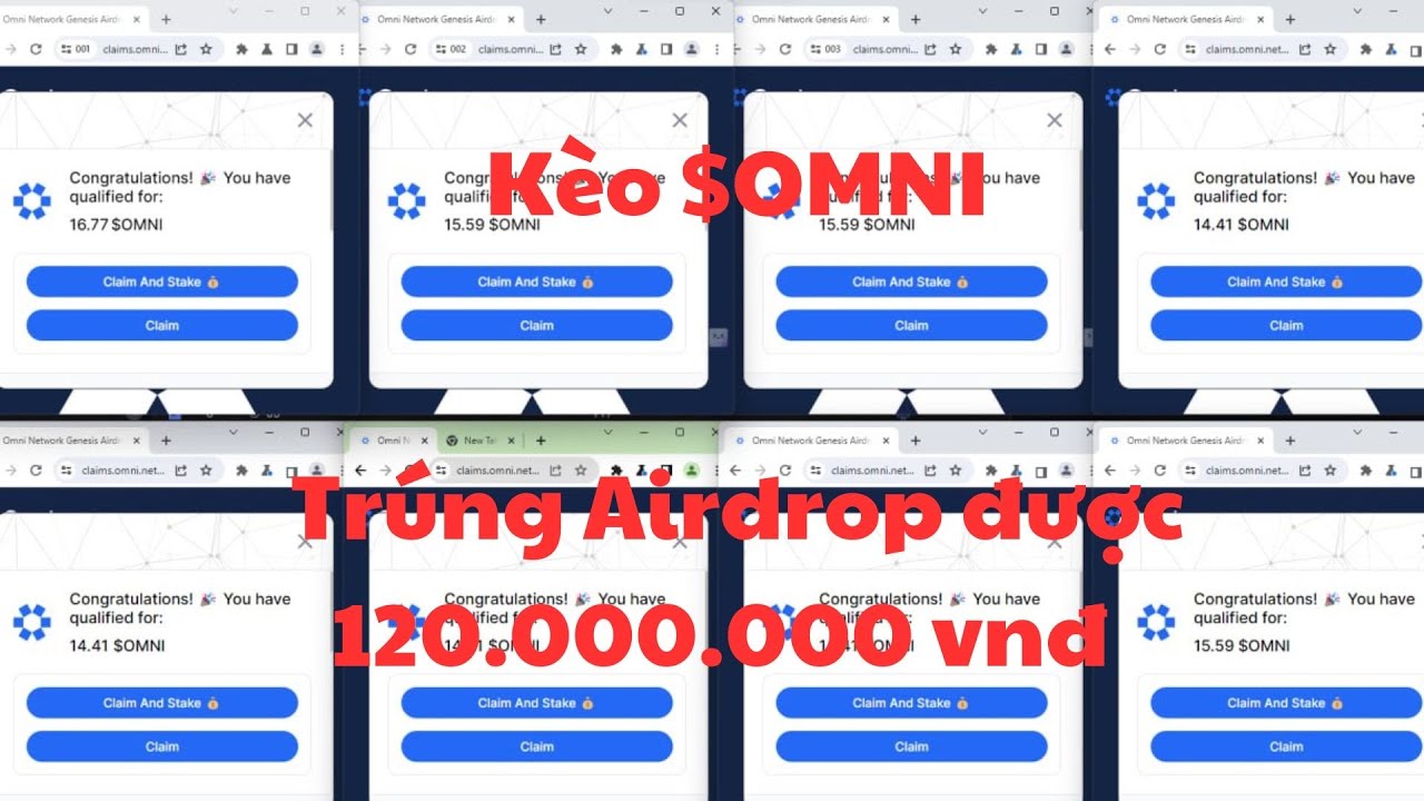 Trúng được 120.000.000 vnđ Airdrop token $OMNI với Genlogin - YouTube