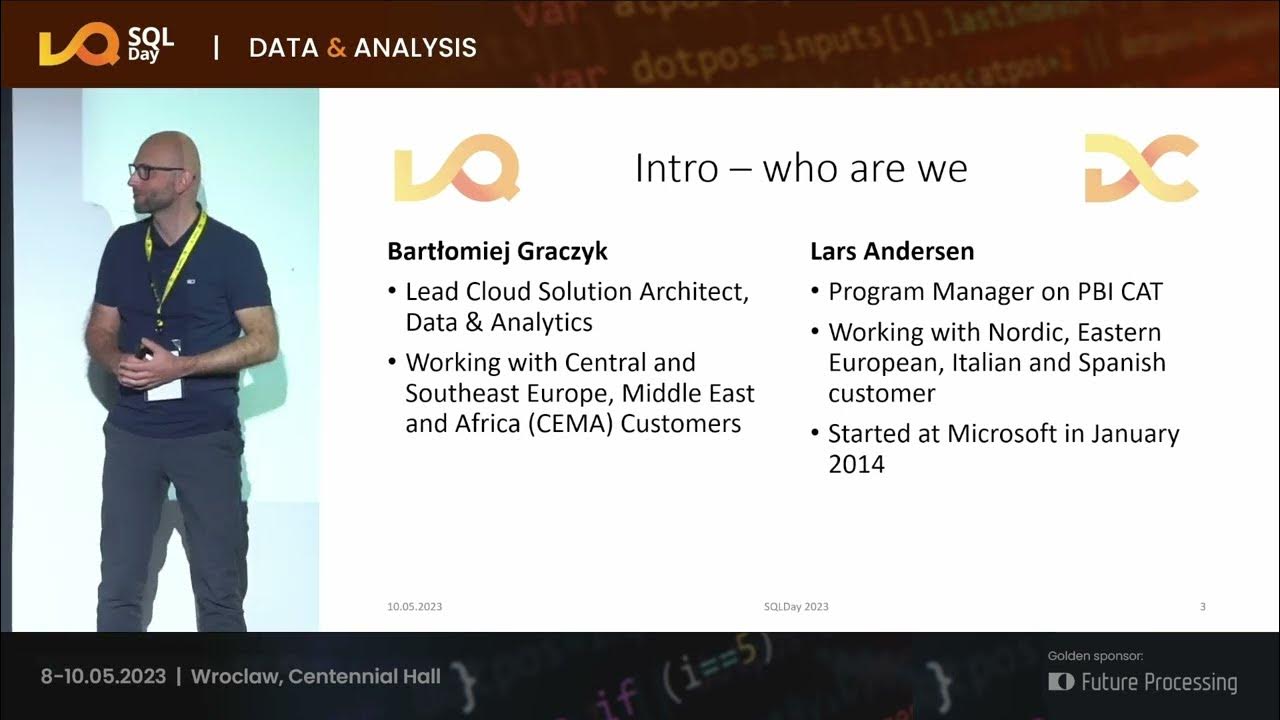 SQL Day 2023 - OPTIMIZE KPI REPORTING USING POWER BI METRICS - Lars Andersen, Bartlomiej Graczyk ...