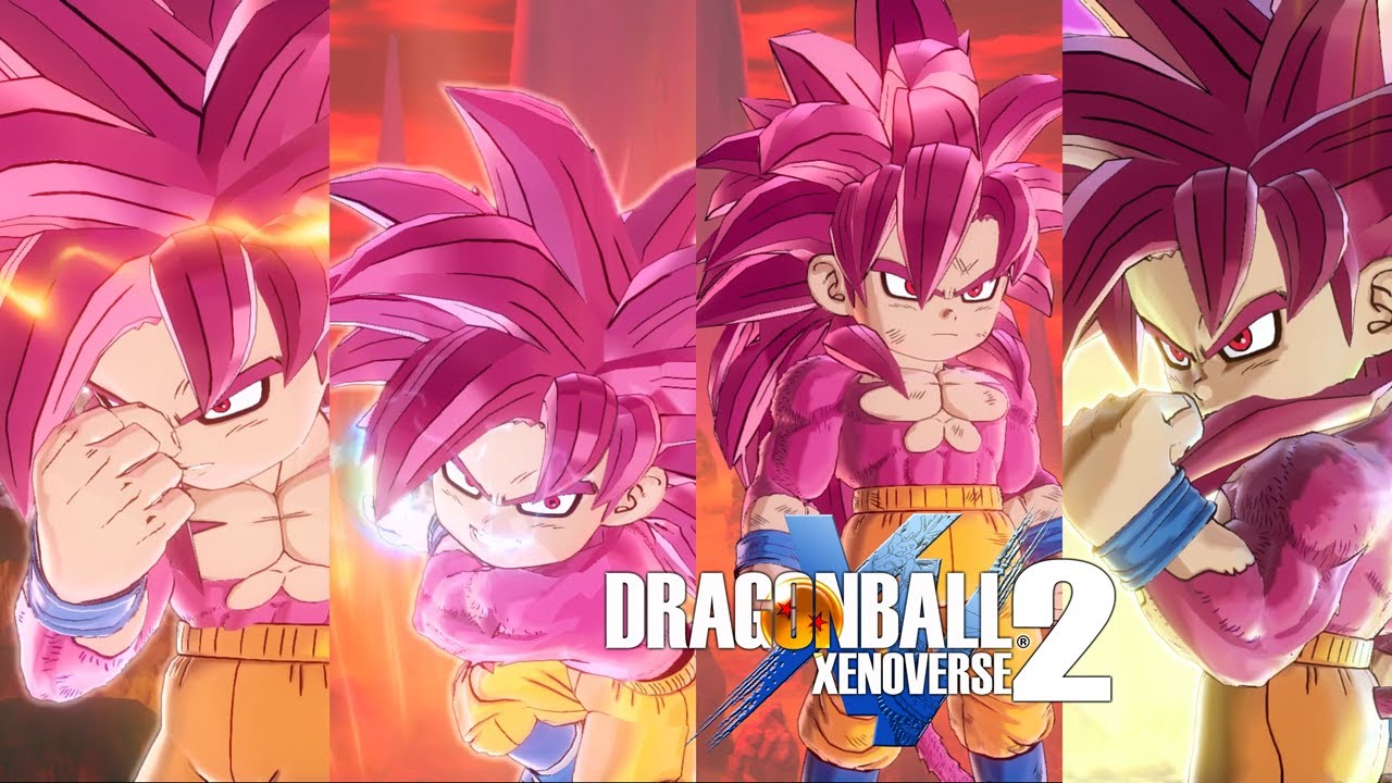 DBXV2 Mods - NEW! SS4 Goku Mini + Daima Stages Showcase - YouTube