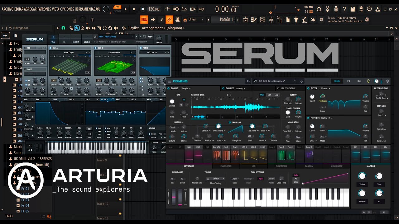 Plugins gratis - Serum - Pigments - YouTube