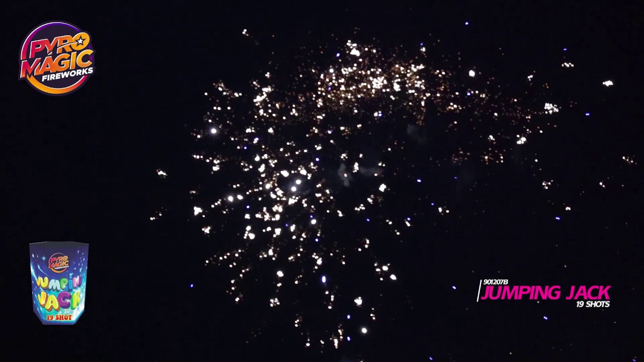 Pyro Magic Fireworks - 901207B Jumping Jack 19 Shots - YouTube
