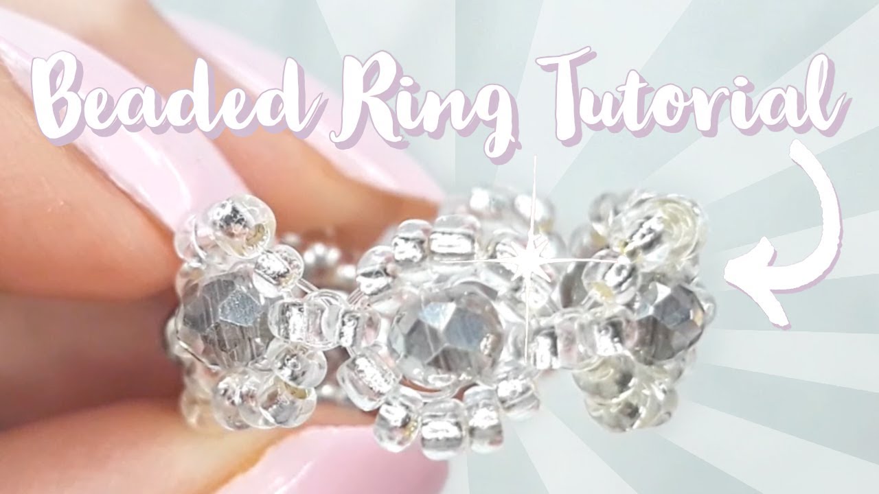 Beaded Ring Tutorial 💍 DIY Seed Bead Jewelry Ideas - YouTube