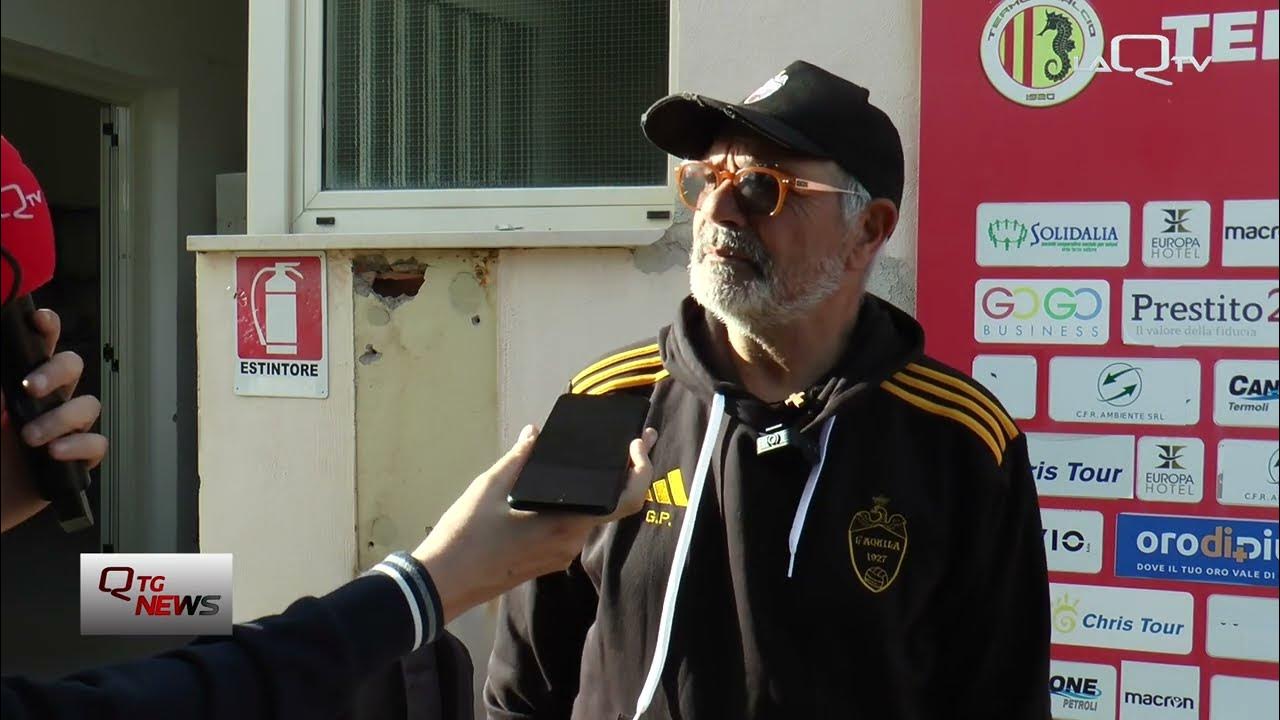 L'Aquila Termoli 1 1 Le voci dei protagonisti - YouTube