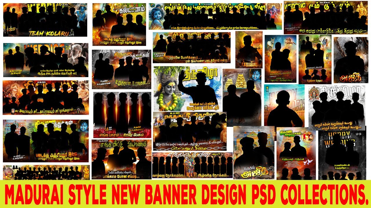 Madurai style Banner design psd file | New madurai banner design psd ...