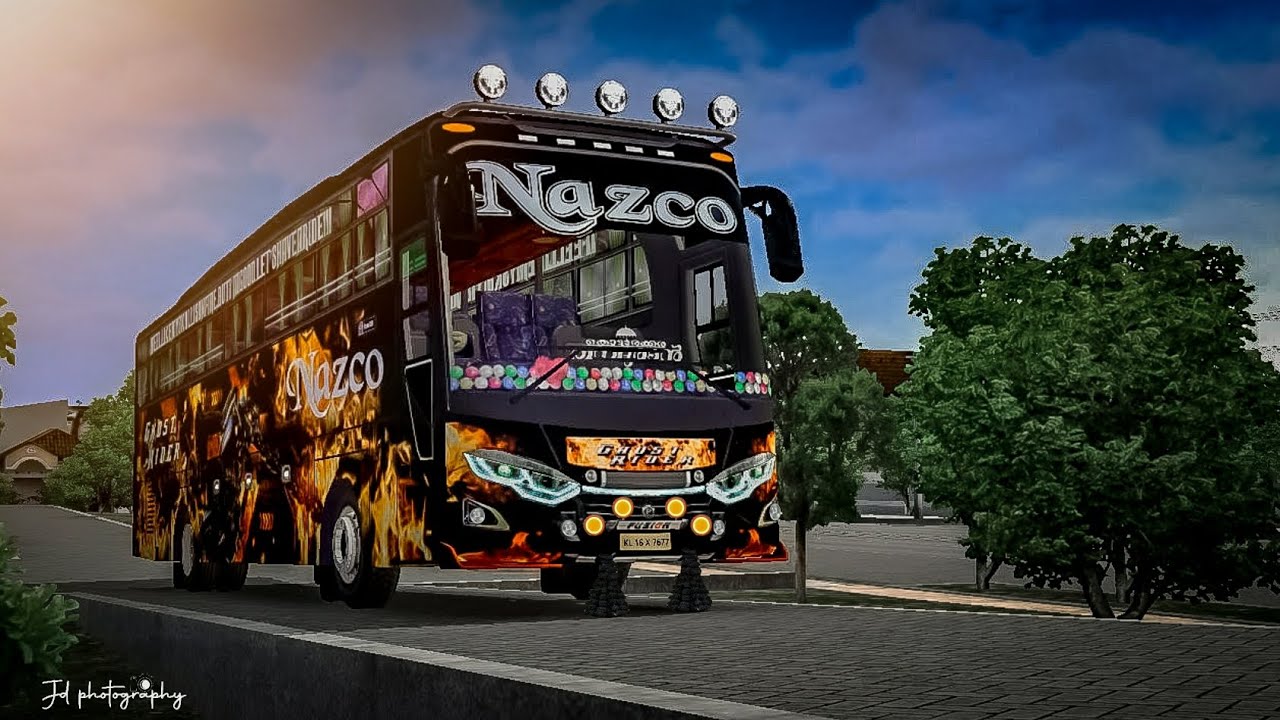 NAZCO HOLYDAYS | GHOST RIDER💥| HD LIVERY FOR JET BUS | @Mechnovo ...