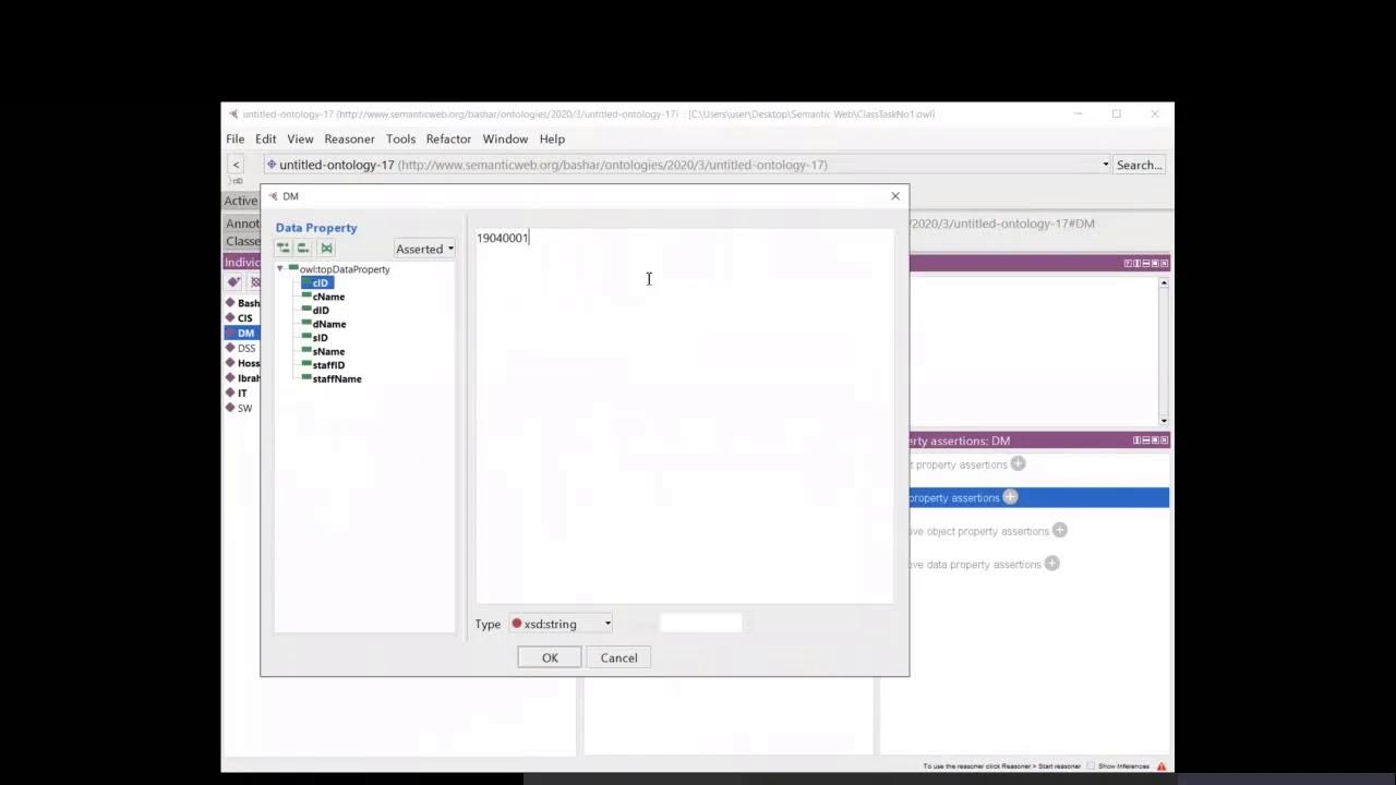 Protege Simple Example 2 - YouTube