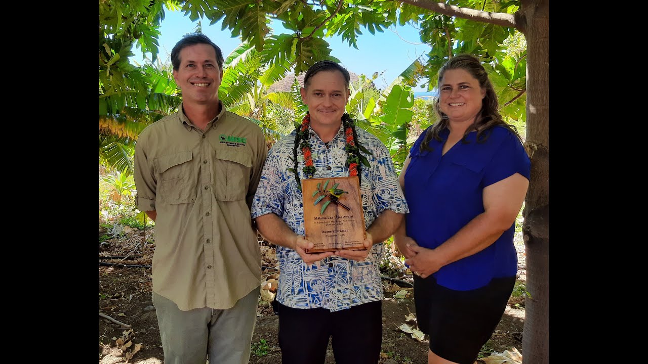 2021 Mālama i ka ʻĀina Award honors Duane Sparkman - YouTube