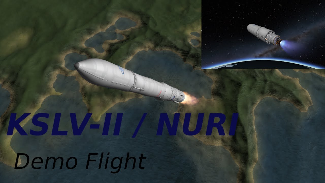 KSLV-II / Nuri | Demo Flight | Stock KSP + kOS - YouTube