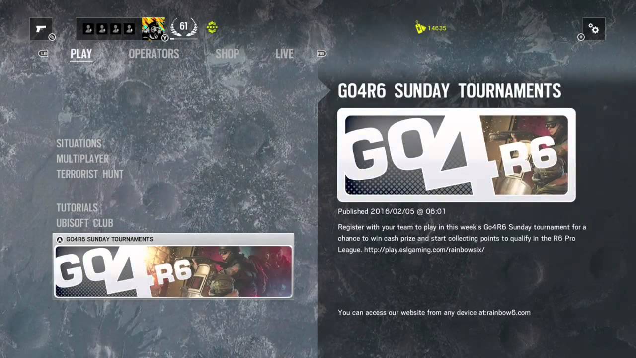 [XB1] Go4R6 ESL Round 2 Disdain Gaming VS Team Echelon Rainbow Six ...