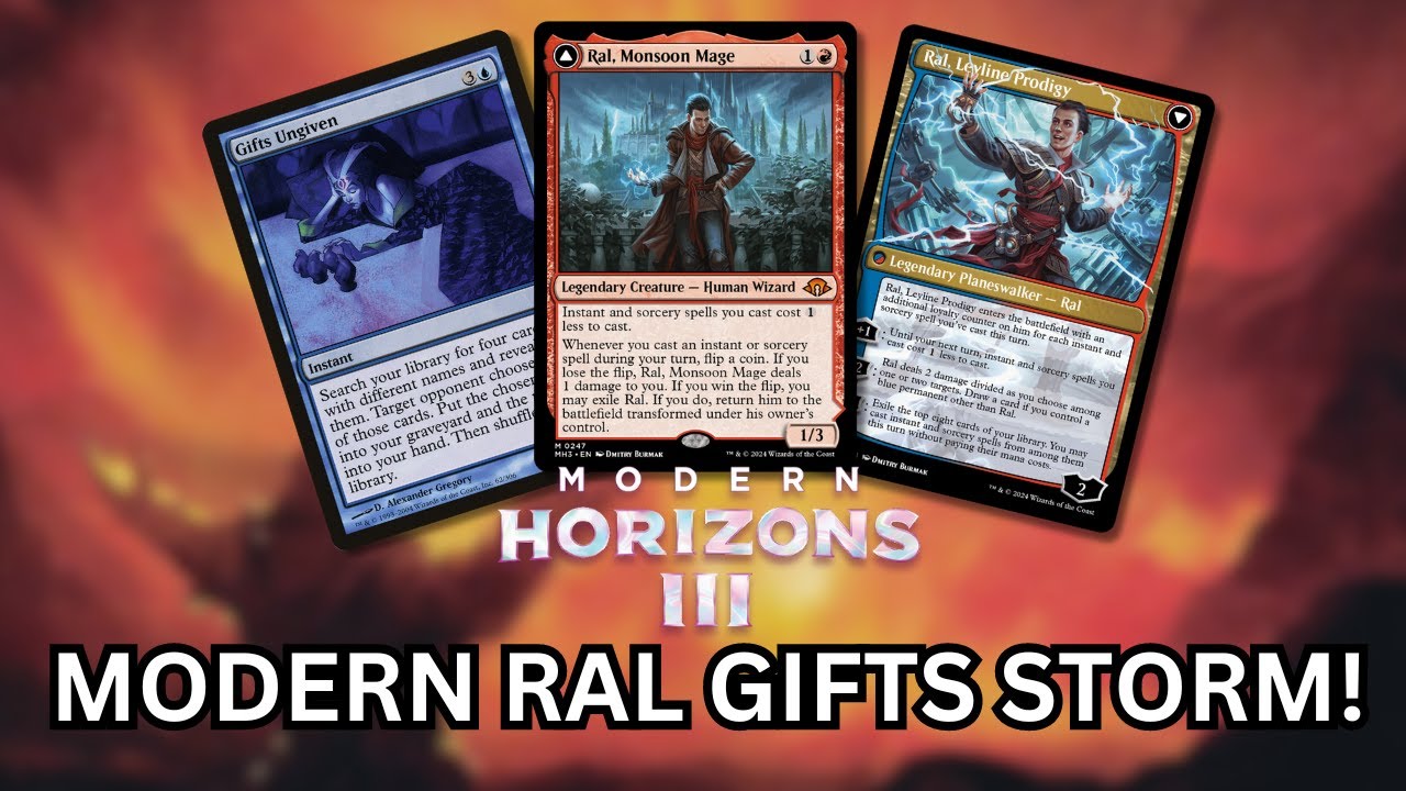 🔴🔵 Ral Gifts Storm! MH3 Impact on an old archetype ( Modern Live ...