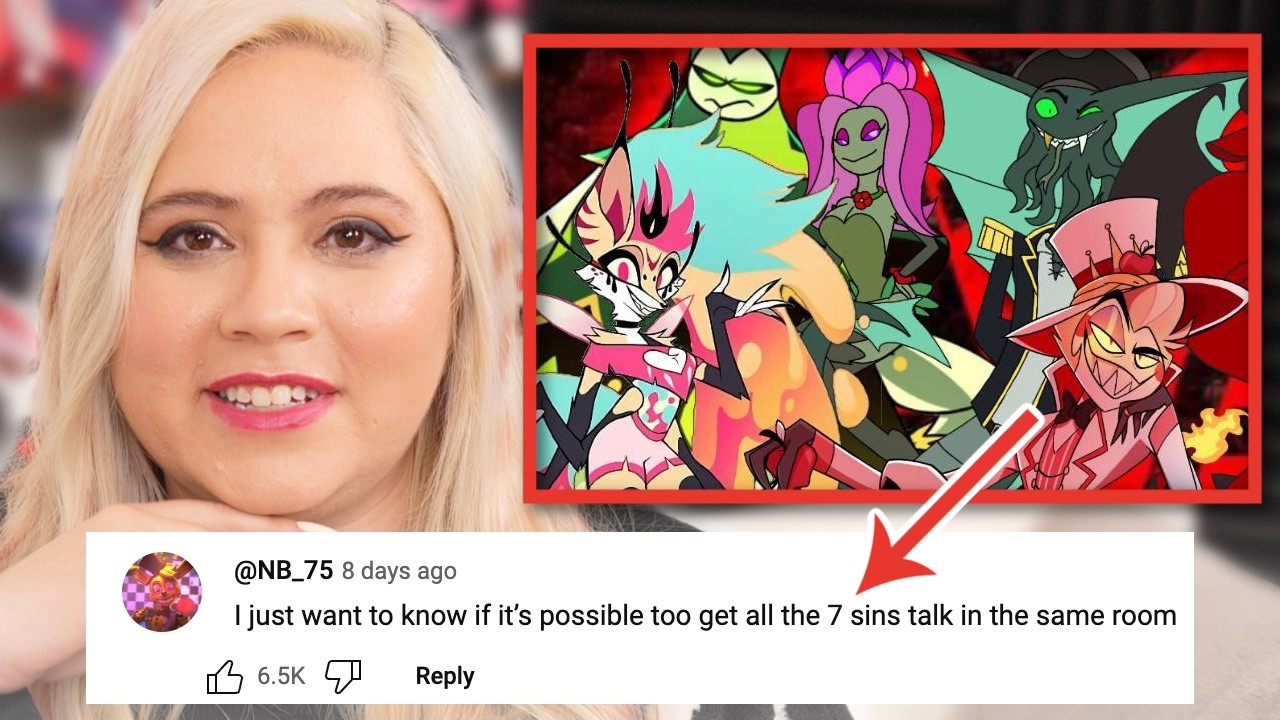 Hazbin Hotel Vivziepop Answers Fan's Most Asked Questions! (Vivienne Medrano, Helluva Boss ...