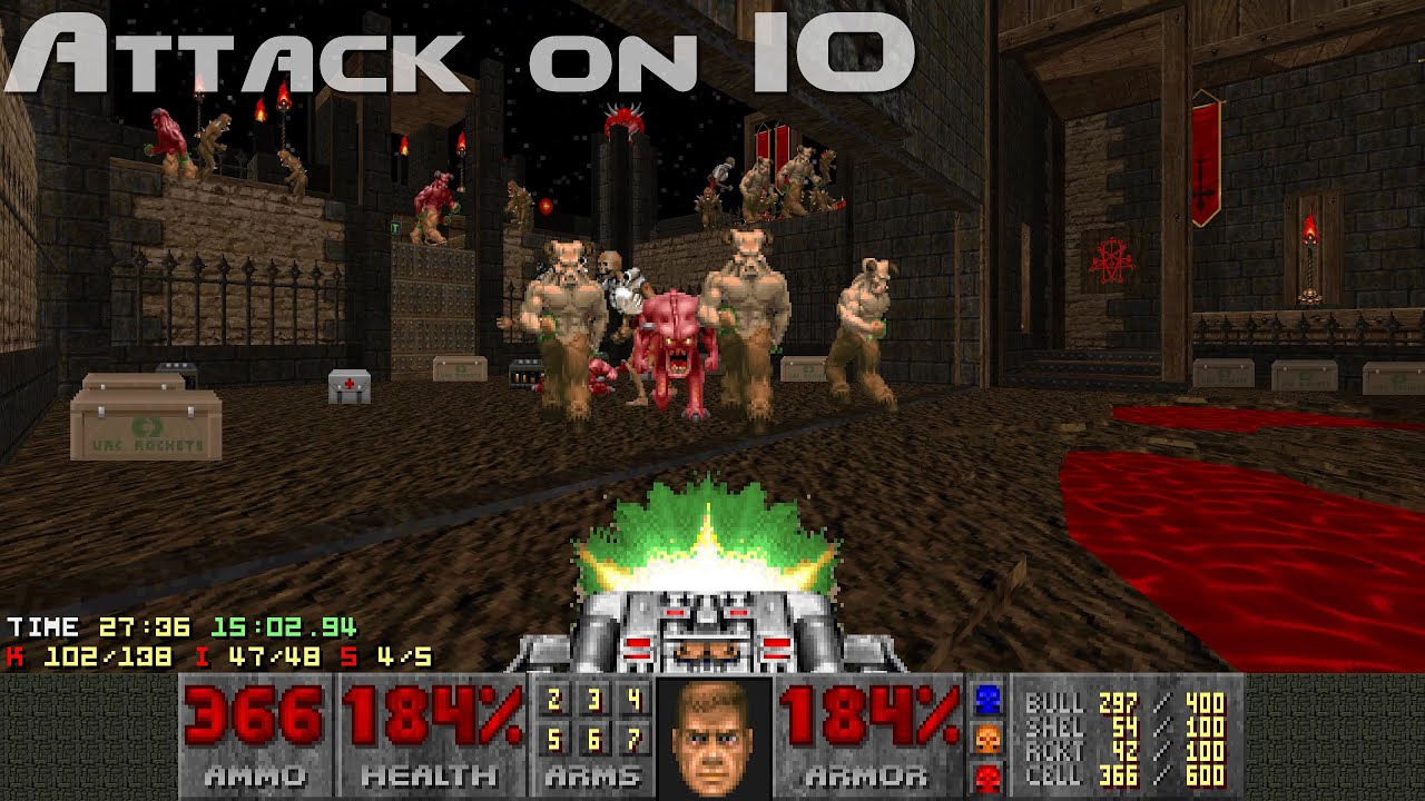 Doom II [DSDA Doom] - Attack on IO - Map02: Uncharted Realm | 4K/60 ...