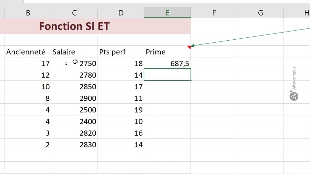 Excel - 02. Les fonctions ET et OU - YouTube