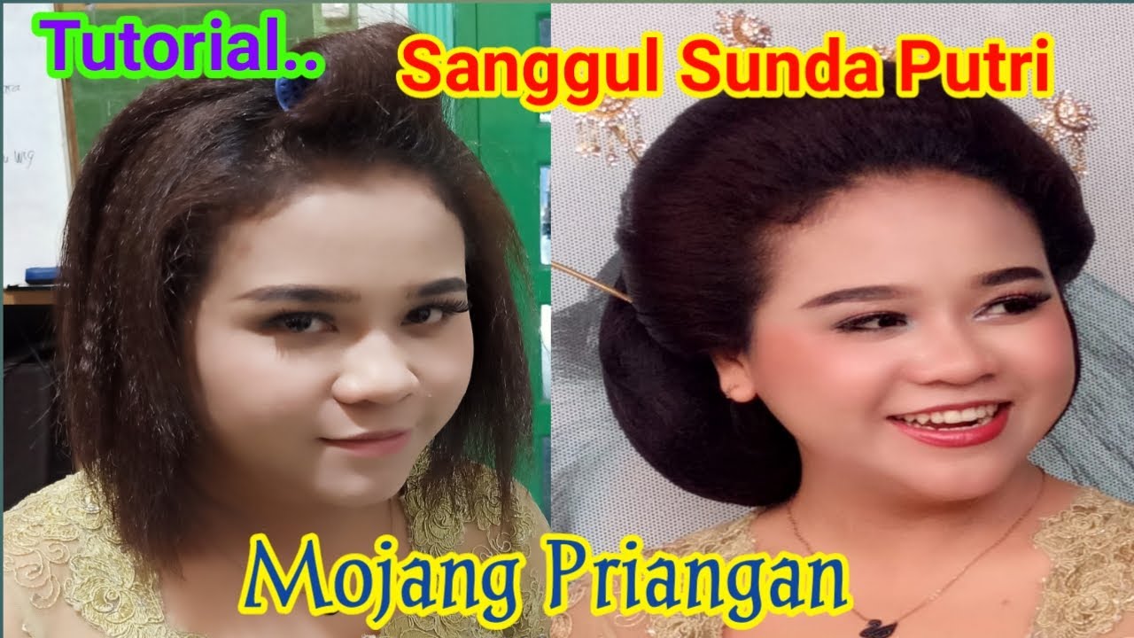 Tutorial Sanggul Sunda Putri.@agustinasembiringMUA.Hairdo - YouTube