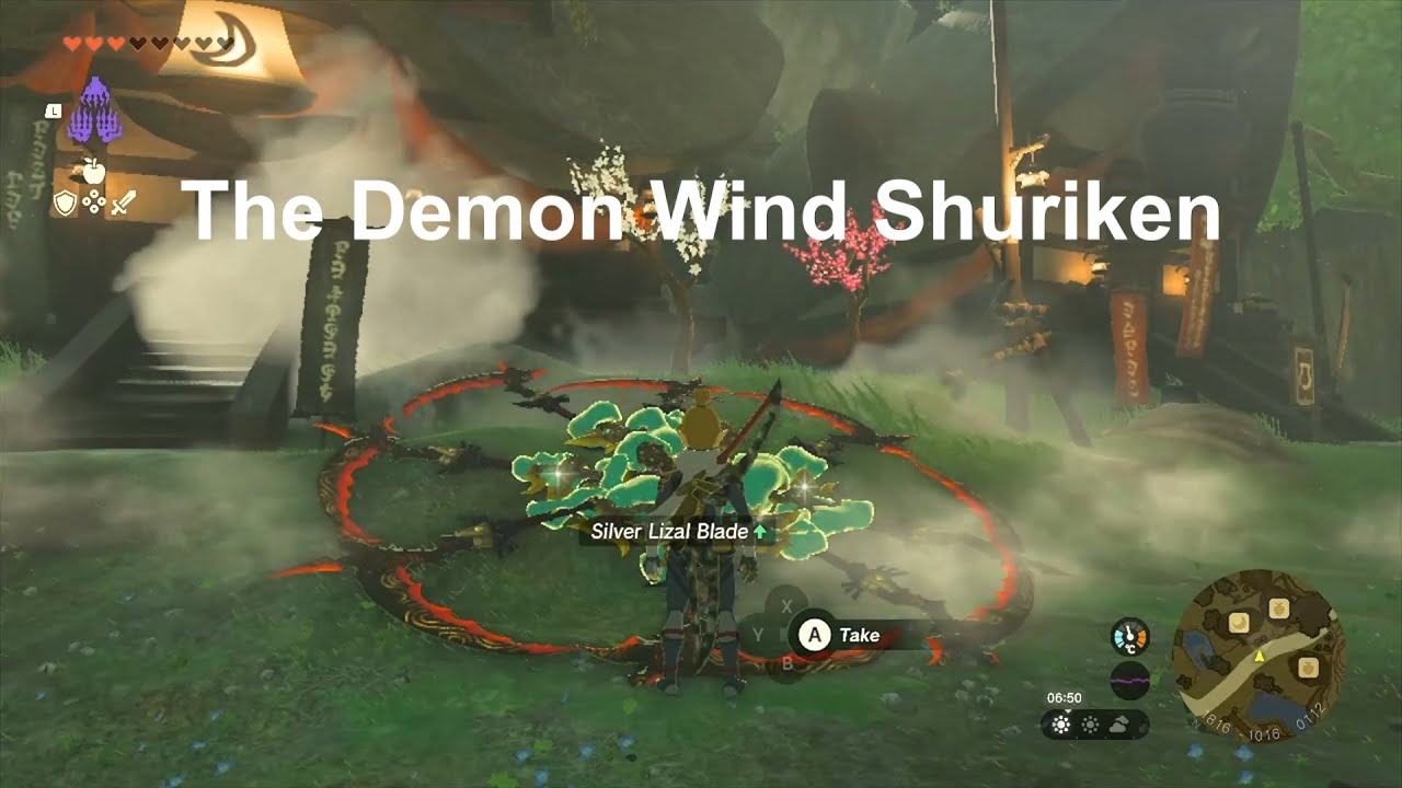 Totk Demon Wind Shuriken - YouTube