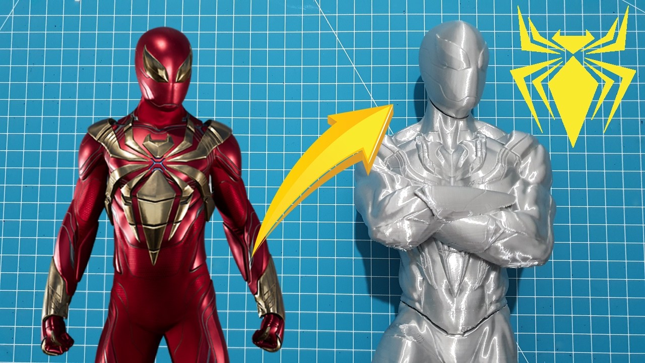 How to 3D Print and Assemble an Iron Spider Miniature - YouTube